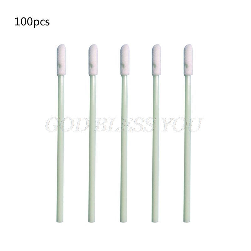 【Mucheng Mall 】100Pcs/Pack Small Head Foam Tip Cleaning Swab Dust Free ...