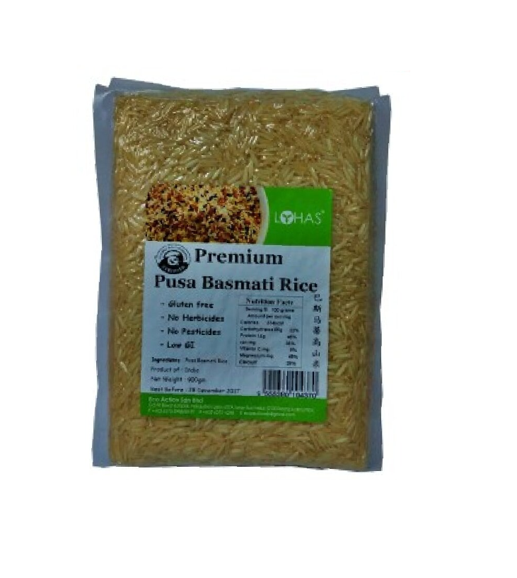 Lohas Premium Pusa Basmati Rice 巴斯马蒂高山米 900g | Lazada