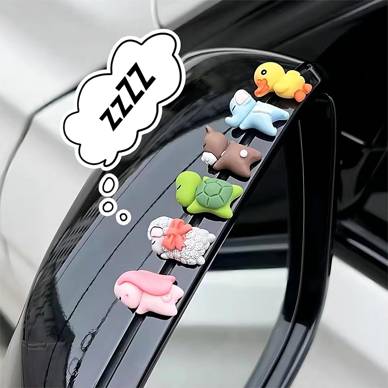 6pcs/set Cute Little Turtle Car Interior Decoration Auto Center ...