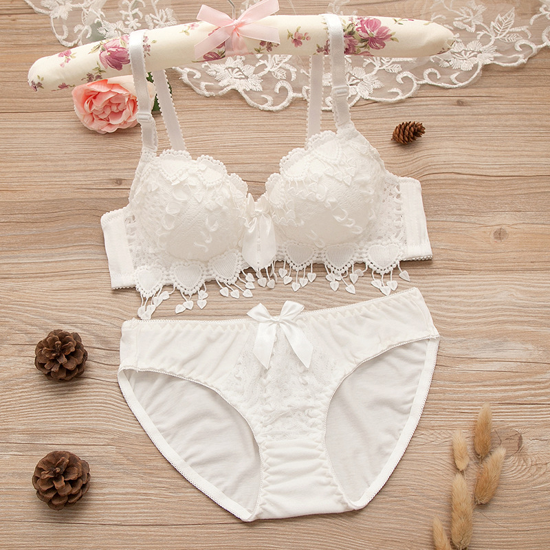 Japan Cute Girl Bear Bra Cartoon Cute Girl Without Steel Ring Anti ...