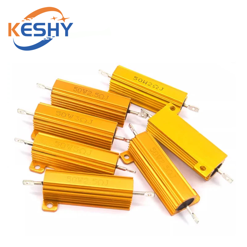 RX24 50W Aluminum Power Metal Case Wirewound Resistor 0.01R ~ 100K 1 6 ...