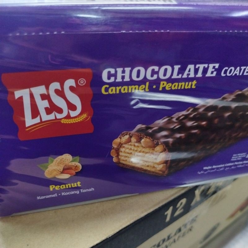 Zess Chocolate Coated Wafer / Wafer Bersalut Coklat Perisa Asli | Lazada