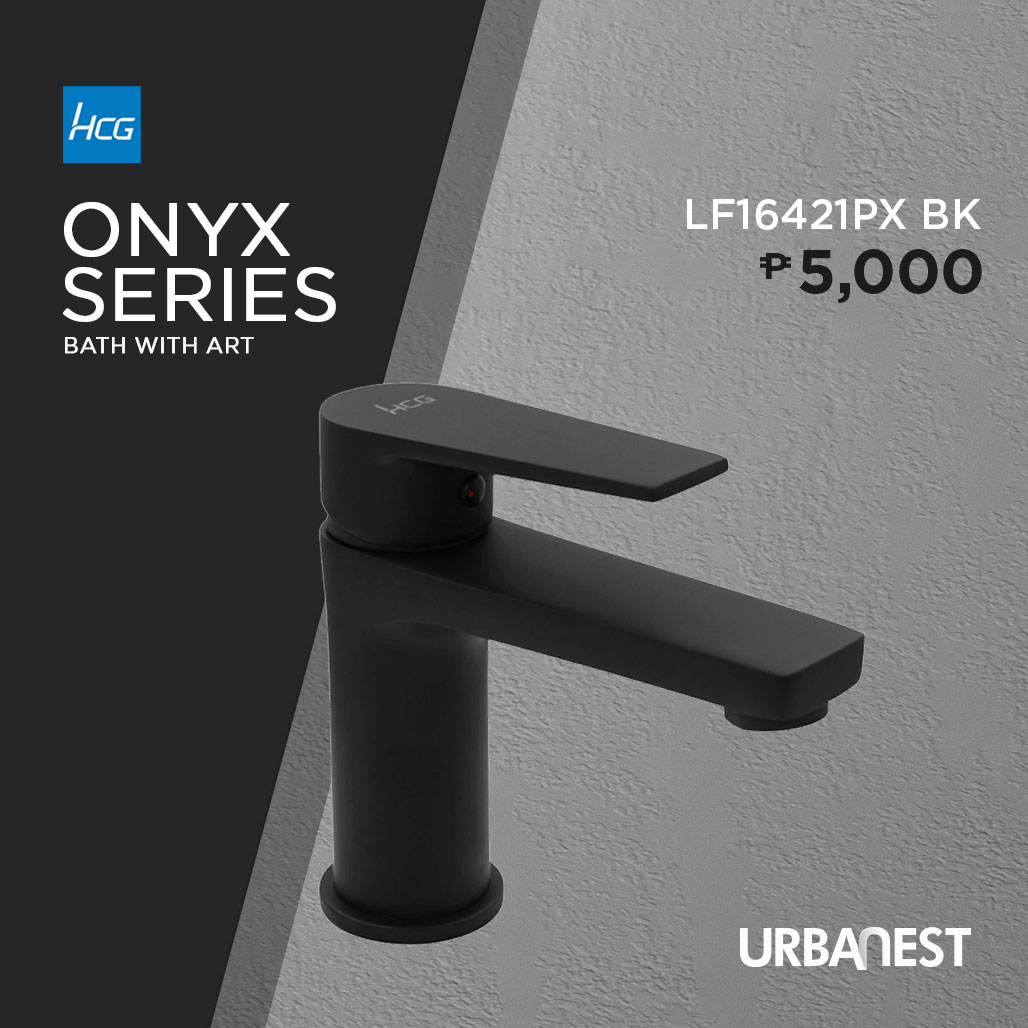 HCG Onyx LF16421PX Matted Black Basin Mixing Faucet . Lead-free ...
