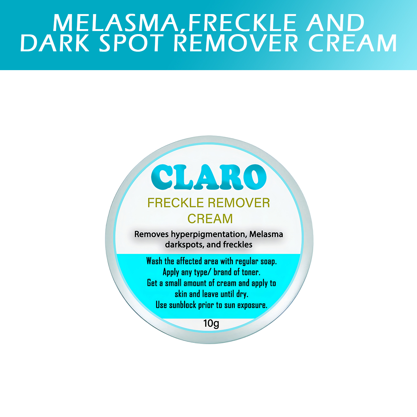 CLARO CREAM freckle and melasma remover 100% ORIGINAL AUTHENTIC and ...