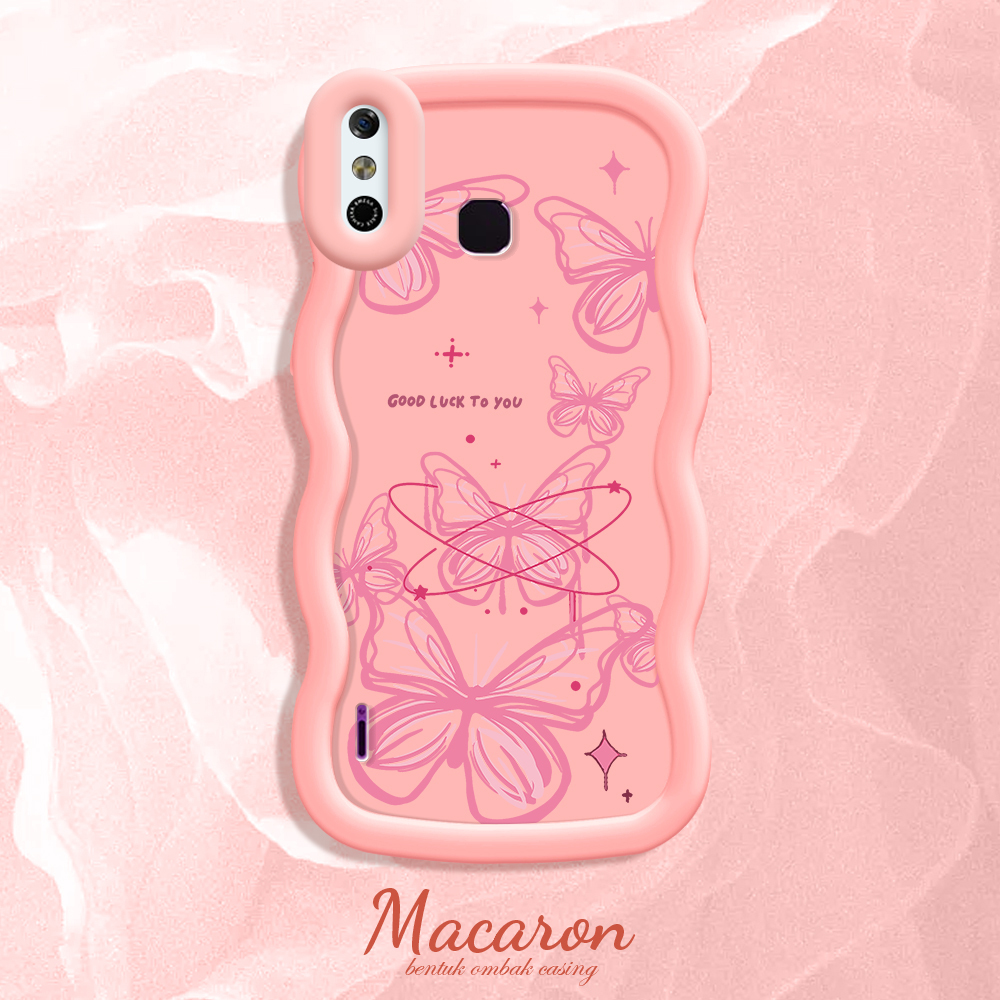 BILI for Infinix Smart 4 Smart 4C Back Cover Flutter Butterfly Pattern ...