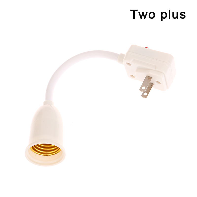 E27 Lamp Base Flexible Bend Wall Light Socket Adapter Plug Switch Lamp ...