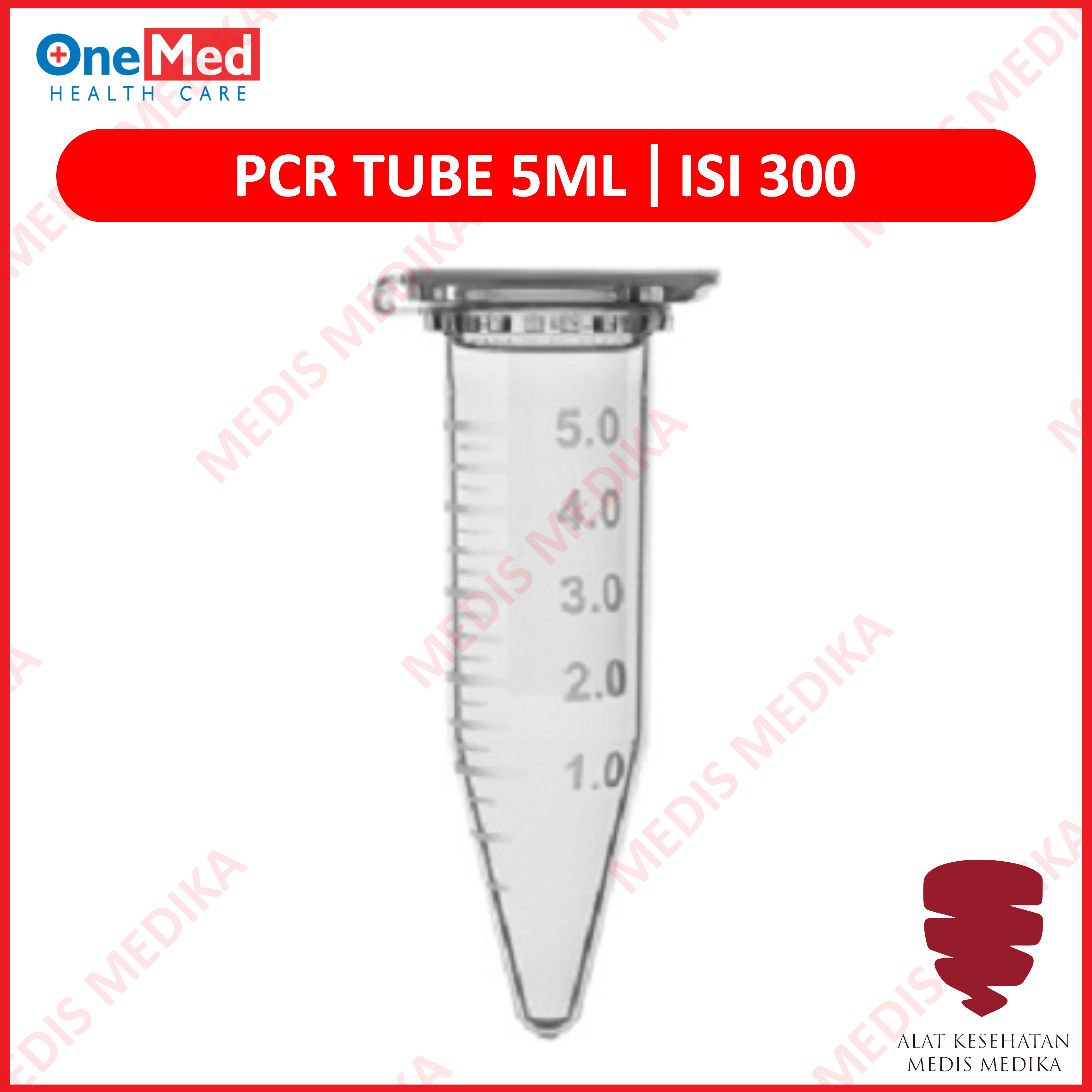 PCR Tube 5ml Cup Sample 5 ml Tabung Eppendorf Microcentrifuge Plastik ...