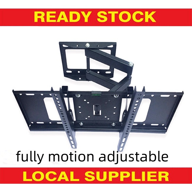 READY STOCK TV Wall Mount Bracket 26''-55'' Inch Multi Fully Motion ...