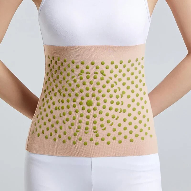 Women Elastic Themal Kidney Waist Support Abdominal Binder Lumbar Modal ...