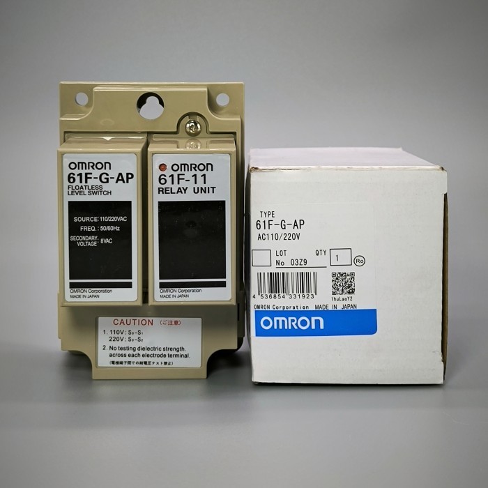 FLOATLESS LEVEL SWITCH WLC 1 TANKI 61F-G-AP OMRON WATER LEVEL CONTROL ...