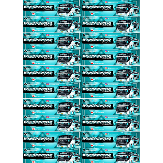 Stiker bus winspector terbaru | Lazada Indonesia