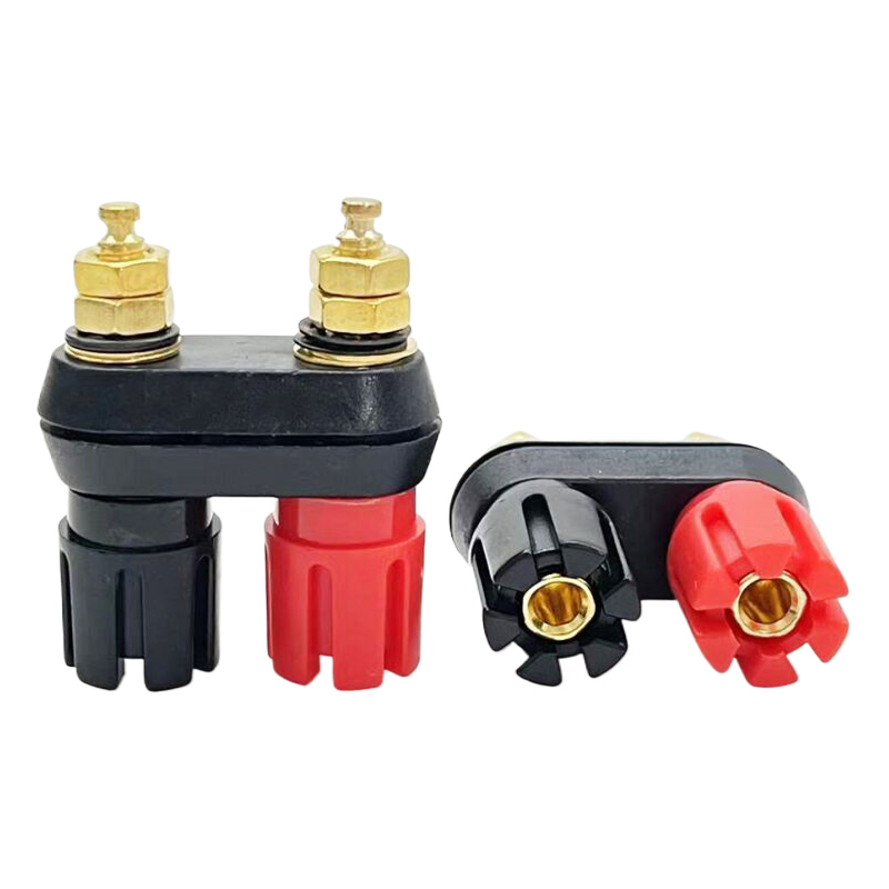 Speaker Banana Plug Terminal Connector Banana Socket Dual Female Banana ...