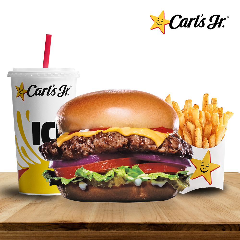 [Carl’s Jr.] Original Angus Beef Burger Combo [Redeem In Store] [take ...