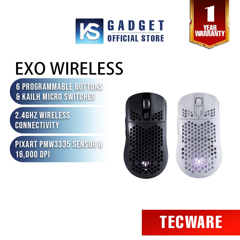 Tecware Exo Wireless Professional Grade Gaming Mouse Lazada