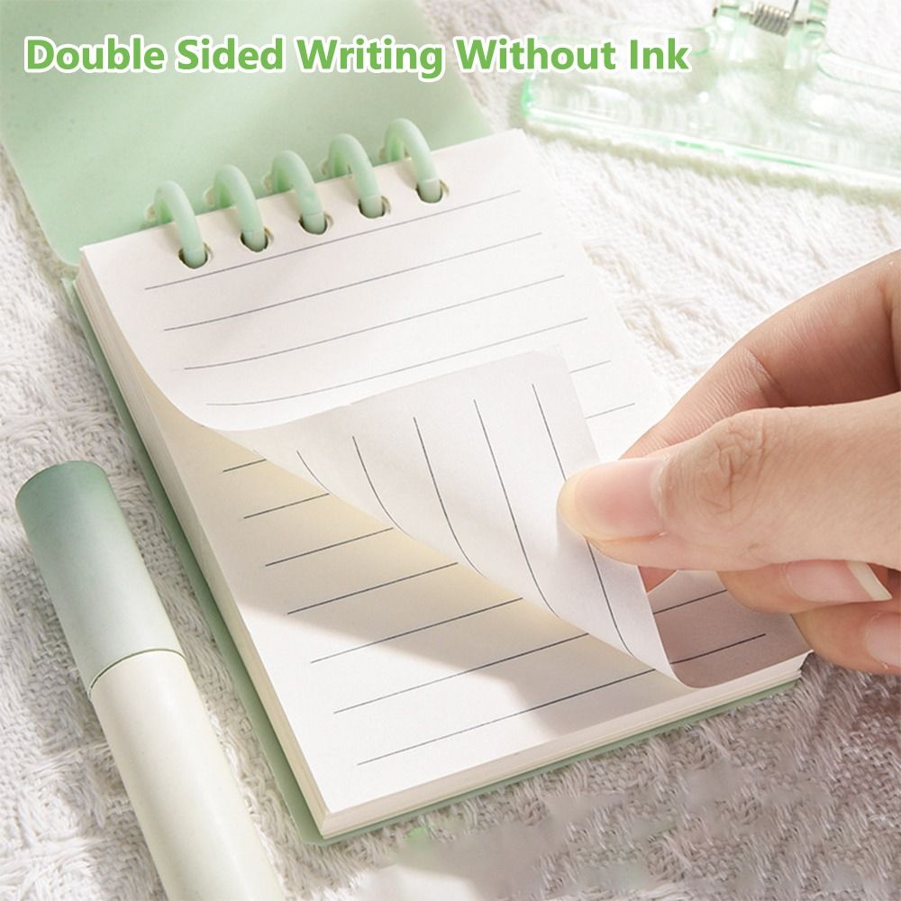 New A7 Pocket Notebook Loose-leaf Square Notepad Horizontal Line Inner ...