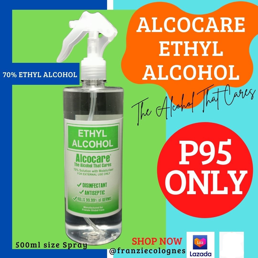 Alcocare Ethyl alcohol 500ml Spray | Lazada PH