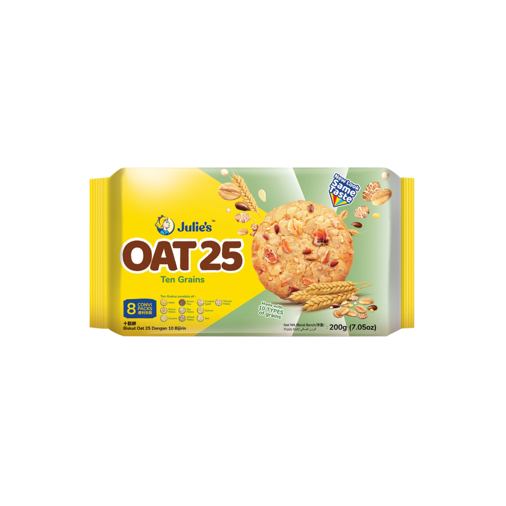 Julie's Oat 25 Ten Grains Oat Cookies 200g | Lazada PH
