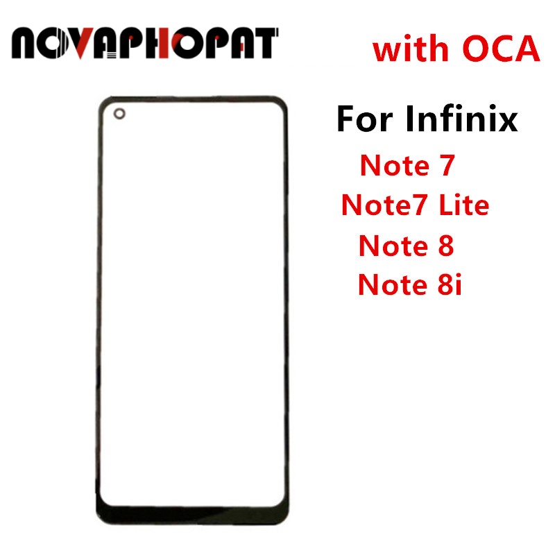 Front Glass Screen For Infinix Note 8 8i 7 Lite X683 X656 X690 X692 ...