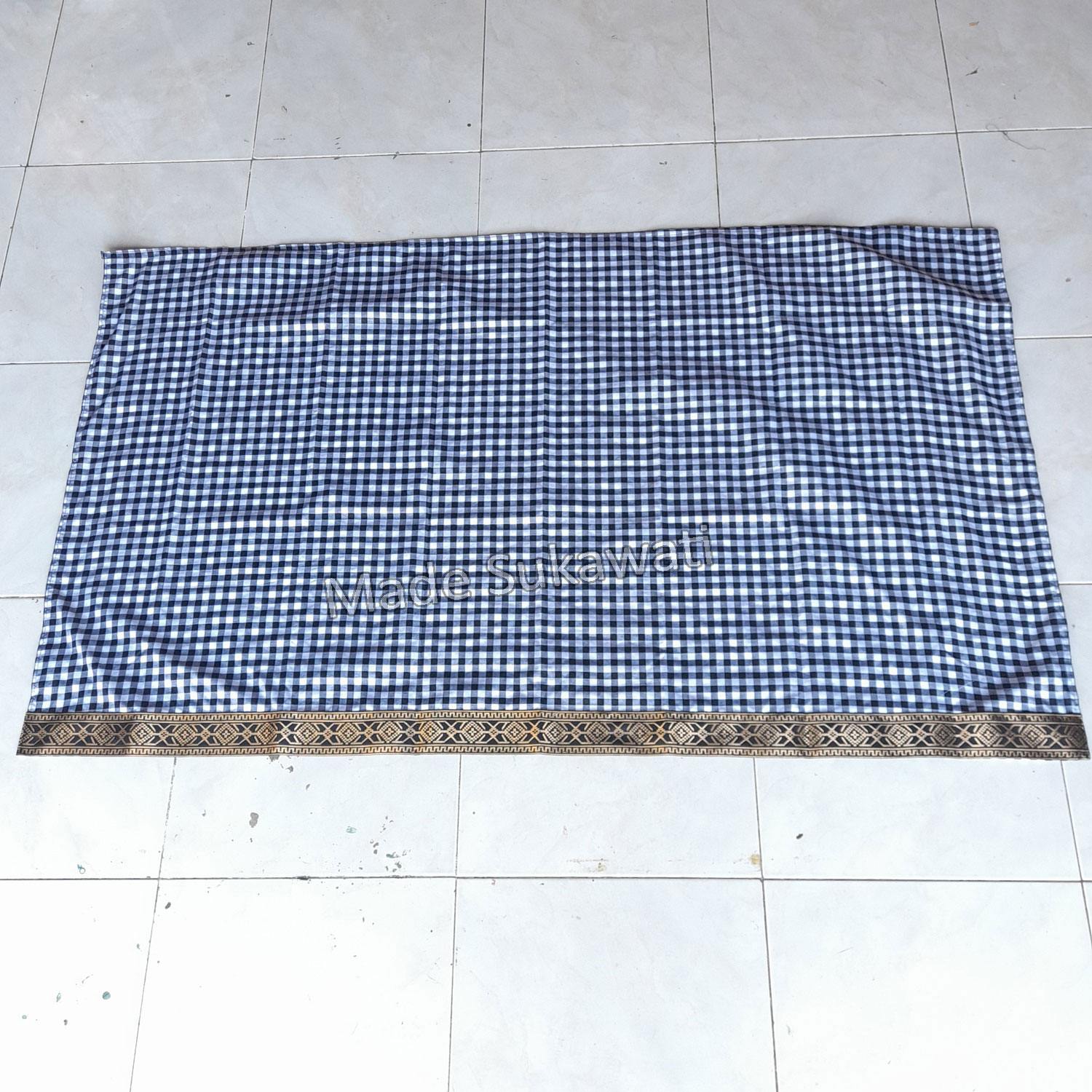 Kain saput poleng list tepi prada bali kain pecalang lembaran | Lazada ...