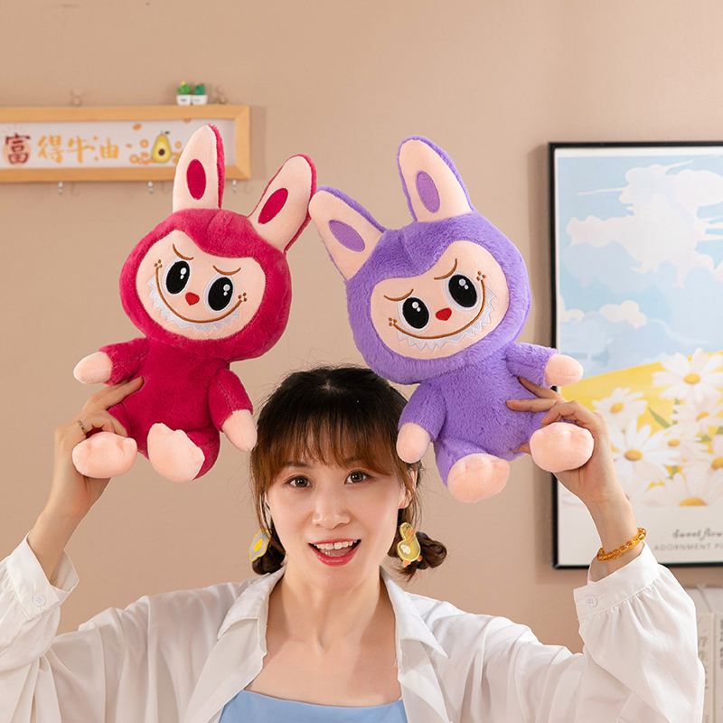 25CM The Monster Labubu Plush Toy Labubu Monster Stuffed Animal Soft ...