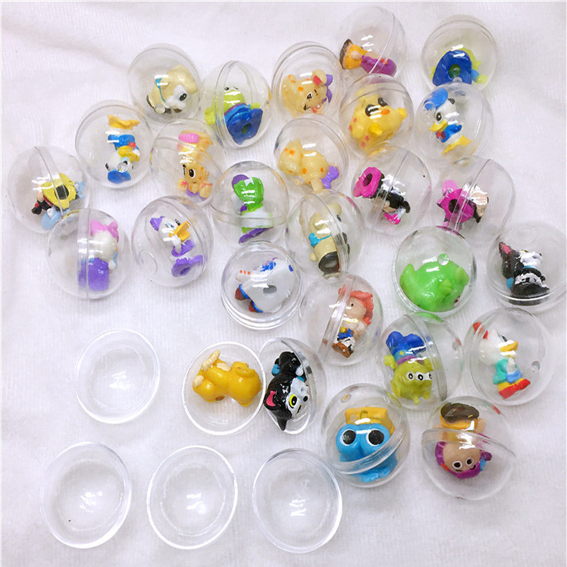【Petalfall】28mm Diameter Transparent Plastic Ball Capsules Toy With ...
