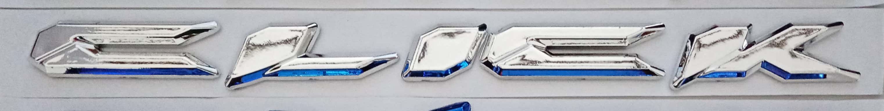 HONDA CLICK EMBOSSED EMBLEM 3D STICKER LOGO Z-0120 CHROME DESIGN FOR ...