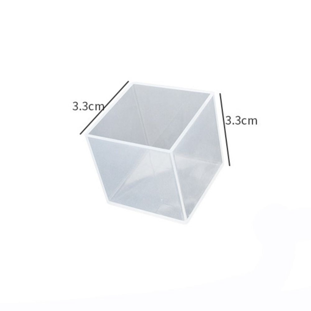 Candle Large Square Cube Molds Deep 3D Cube Mould Silicone Epoxy Resin ...