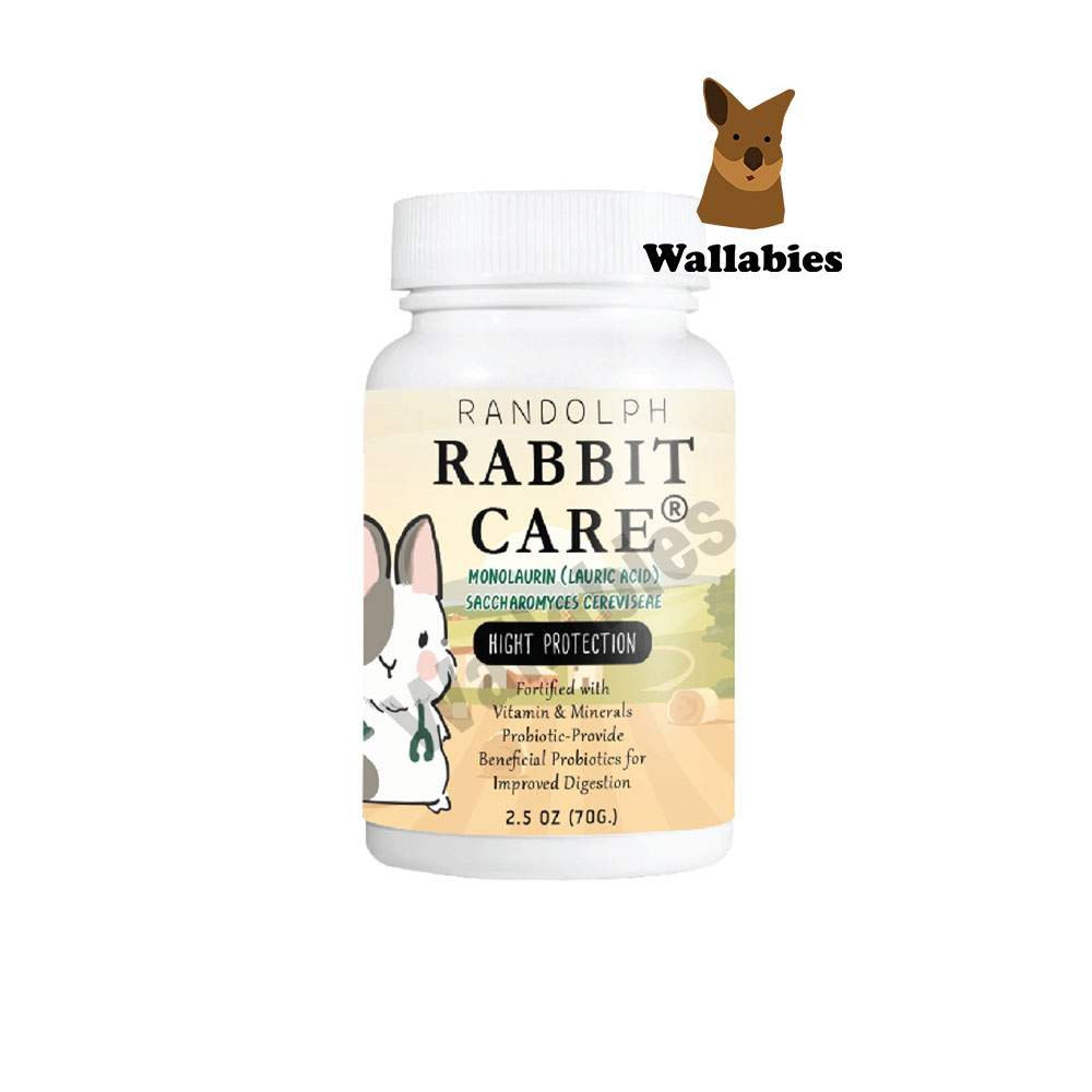 Randolph RABBIT CARE อาหารเสริมพลังงานกระต่ายป่วย สูตร MONOLAURIN ...