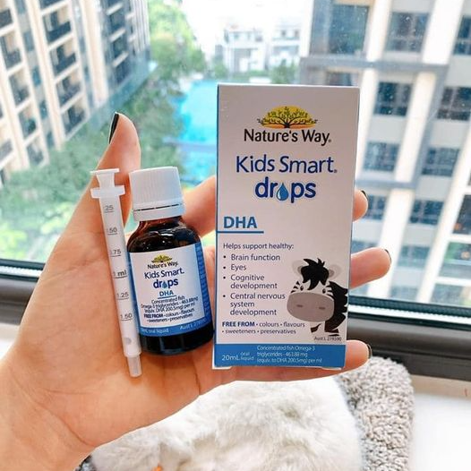 DHA dạng giọt Nature’s Way Kid Smart DHA Drops 20ml Úc Drop - MixASale