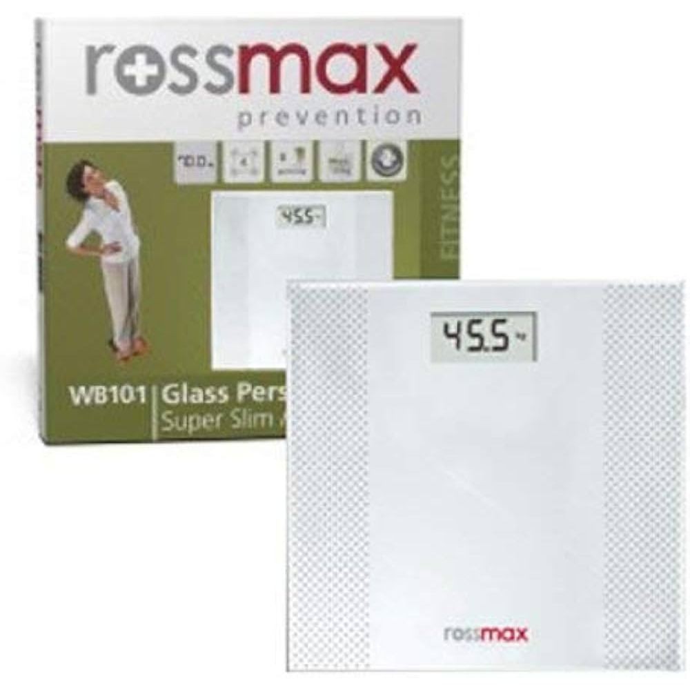 Rossmax Glass Personal Digital Weight Scale Super Slim WB101 | Lazada