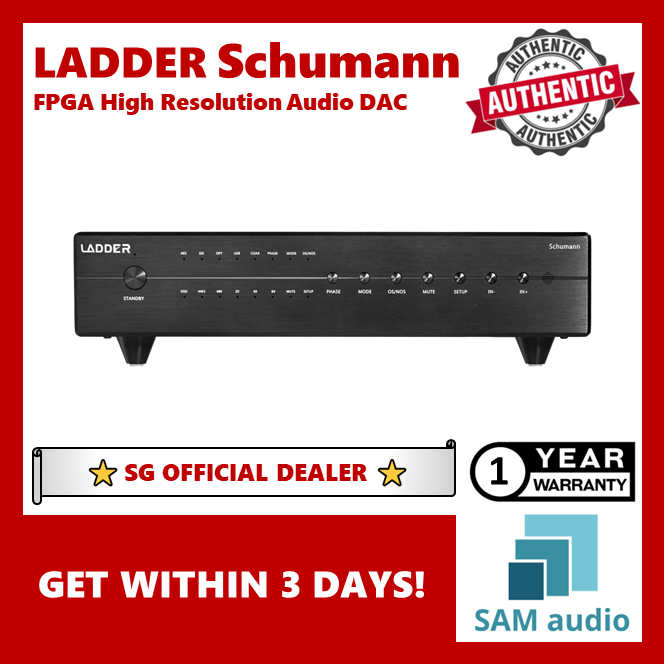 [🎶SG] LADDER Schumann FPGA HIFI DAC with Coax , Opt, I2S , USB & AES ...