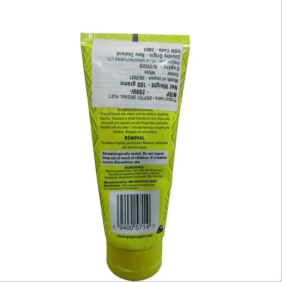Cricket Griptec Original Paste Anti Slip Hand Cream DERMATOLOGICALLY ...