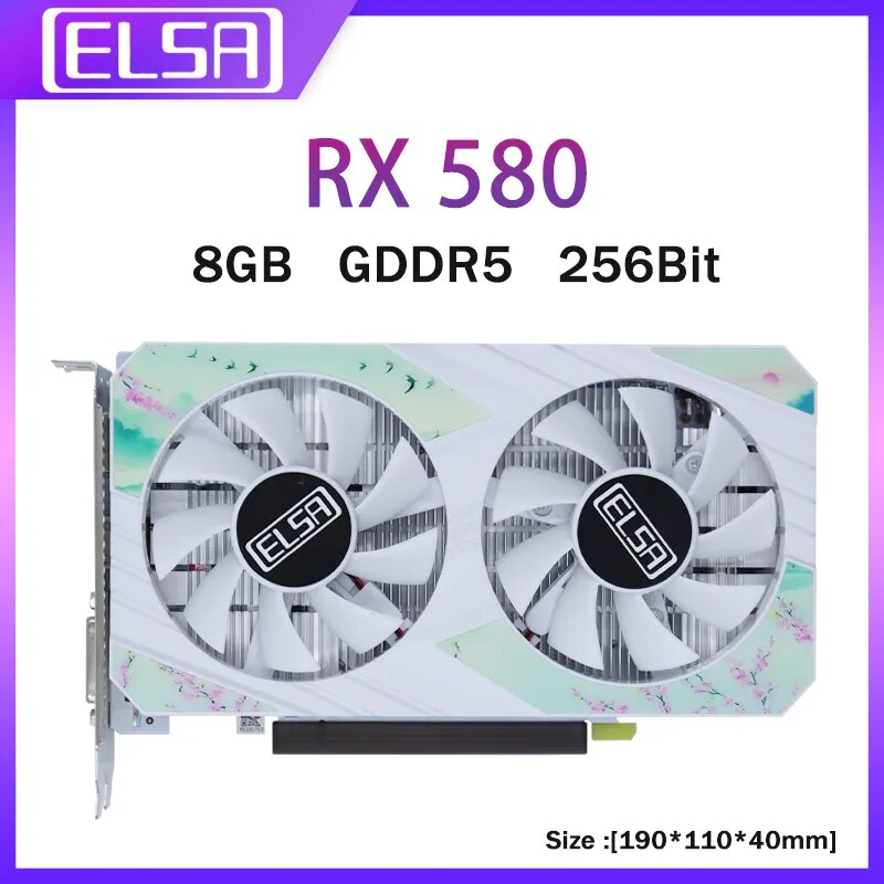 RX 580 8G DDR5 RX 580 8G DDR5 ELSA AMD RX 580 8GB GDDR5 Graphics Card ...