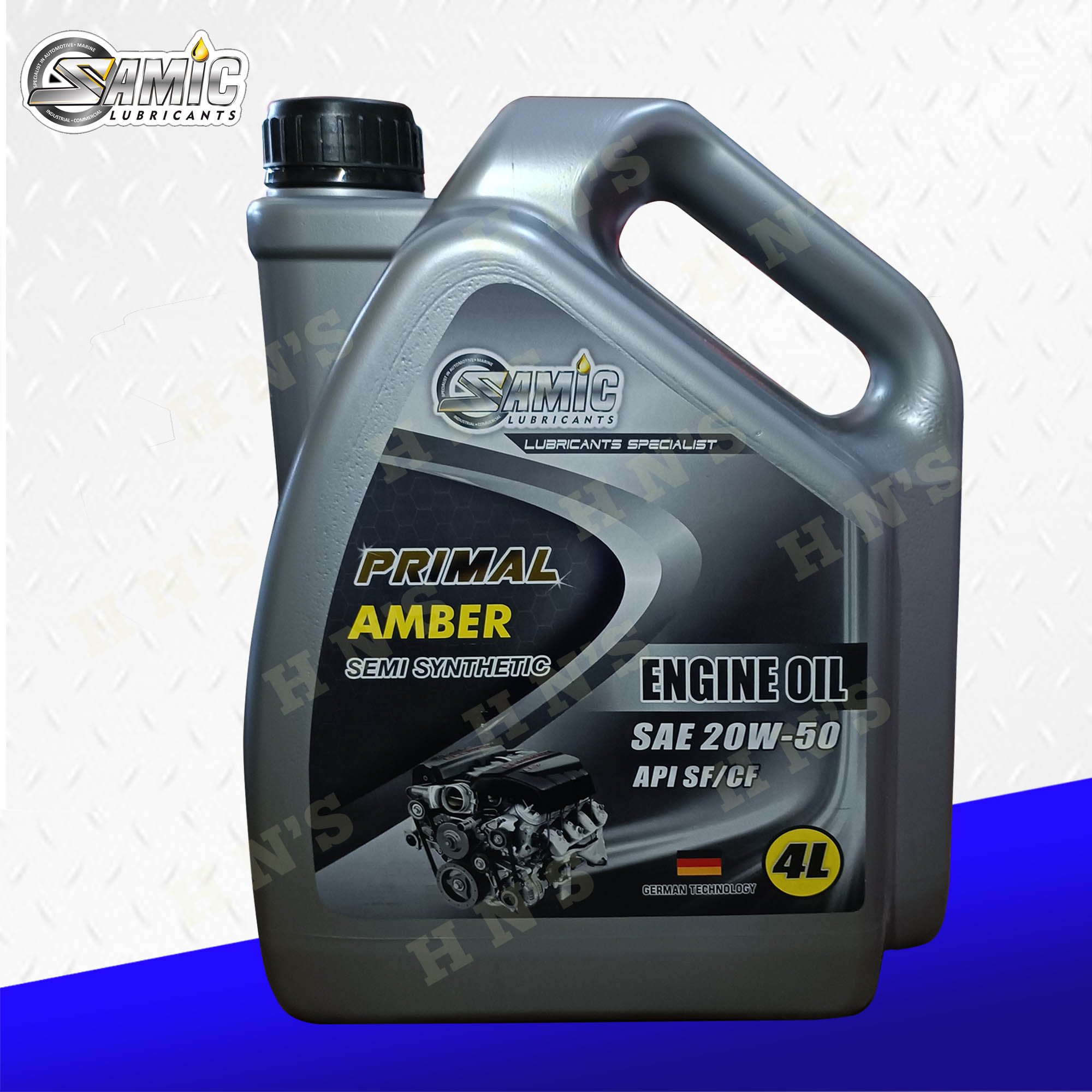 Samic Primal Amber SAE 20W-50 Semi Synthetic 4L | Lazada PH