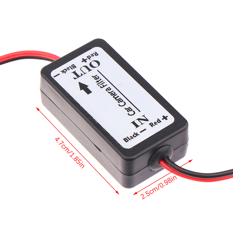Rectifier DC 12V Power Car Rear View Camera Power Relay Capacitor Auto ...