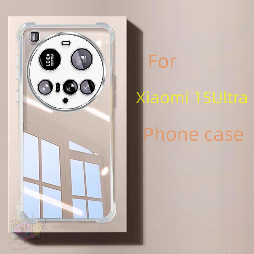 【Luxury】For Xiaomi 15Ultra Phone Case Transparent Lens Protector ...