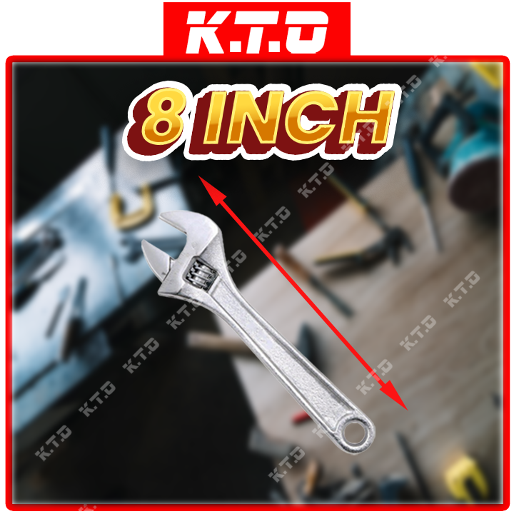 6 / 8 / 10 / 12 Inch Heavy Duty Adjustable Spanner Wrench / Spana Hidup ...