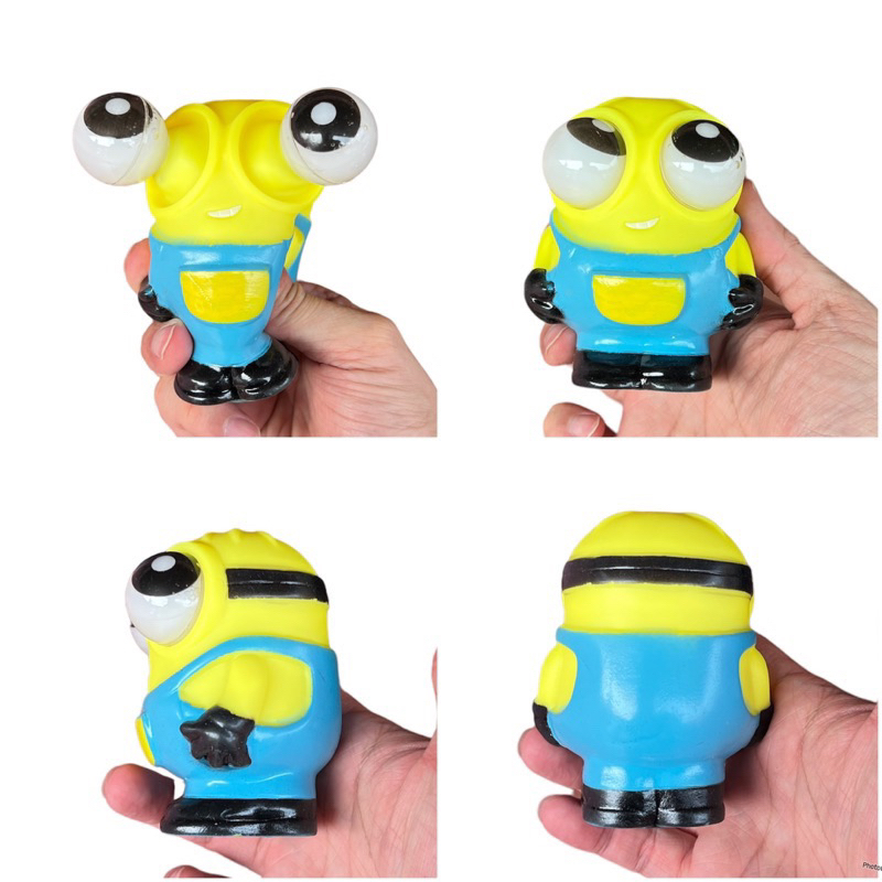 Squeeze to Pop Eye Out - Green Worm & Minion - Squishy Squish Toy ...