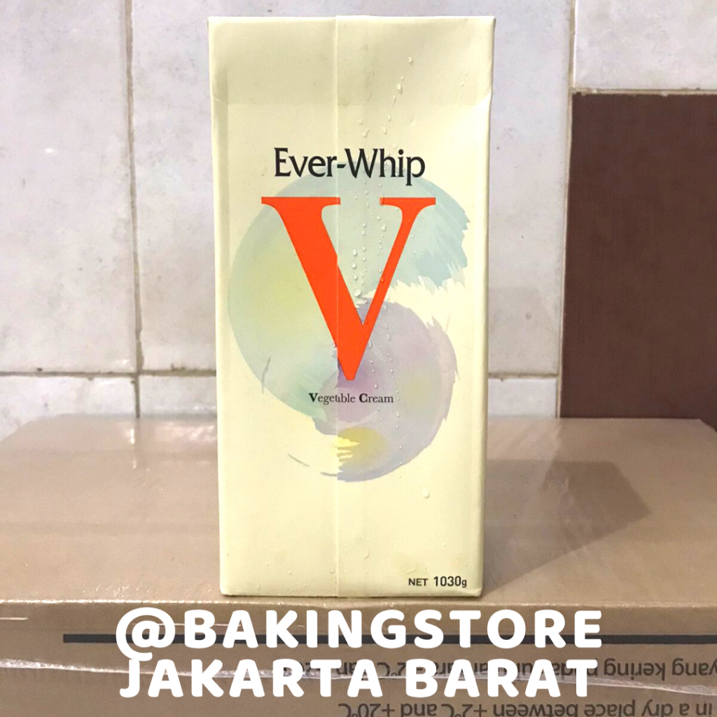 EverWhip V Rasa Vanilla 1kg Non Dairy Whipping Cream Ever Whip Korean ...