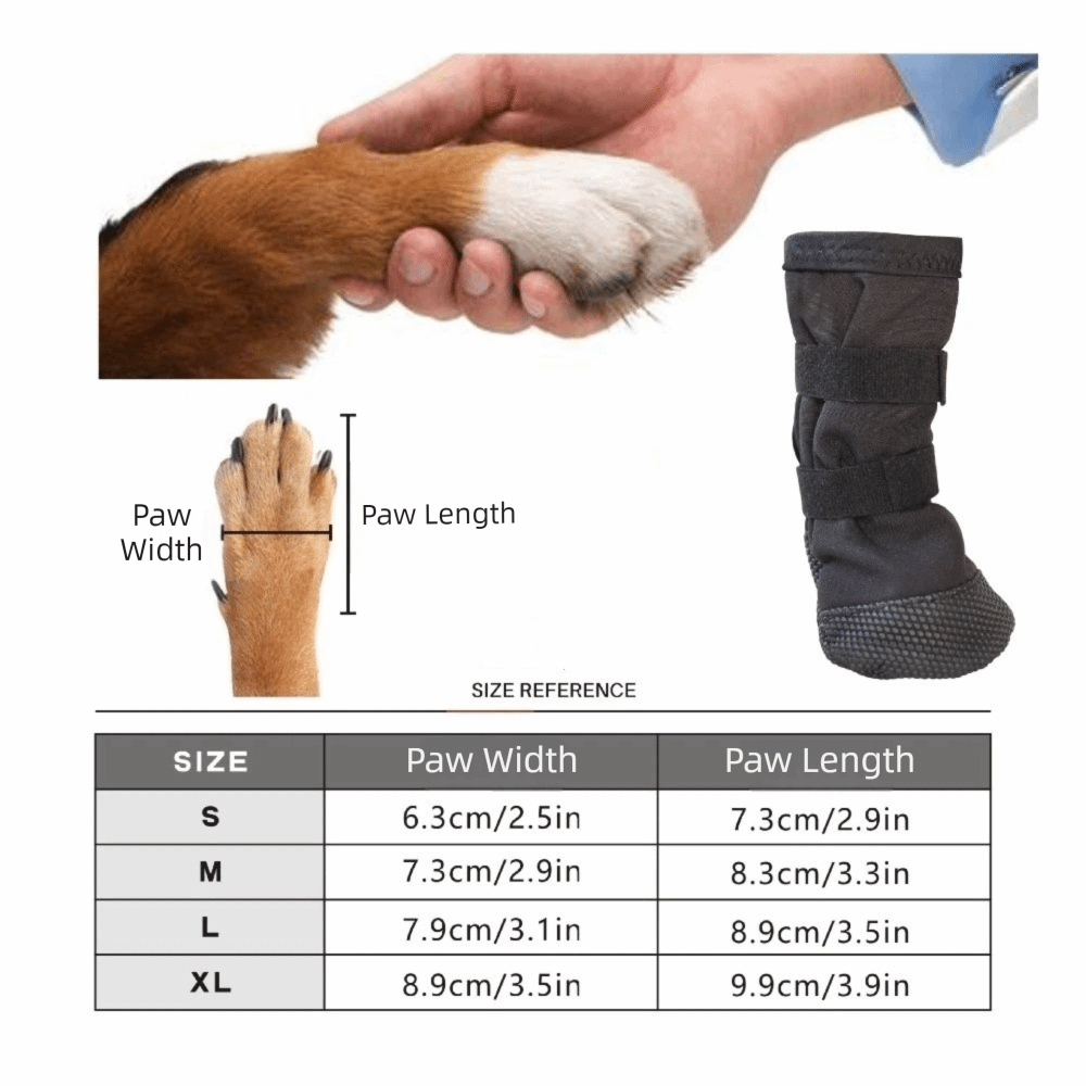 Waterproof Dog Paws Protective Cover Adjustable Breathable Wound ...