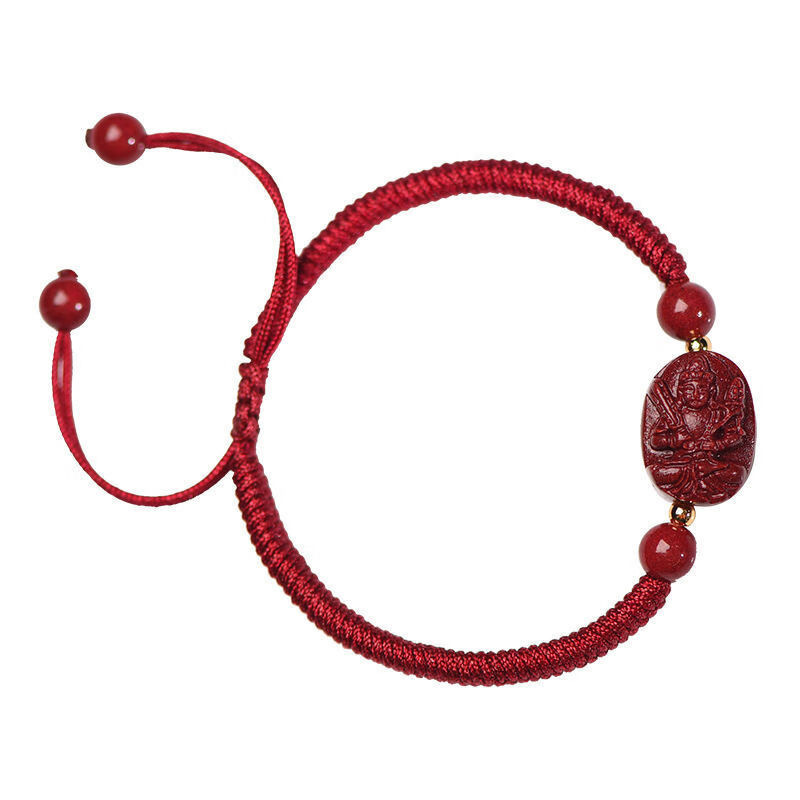 Cinnabar Six-character True Words Benmingnian Hand Rope Benmingbuddha ...