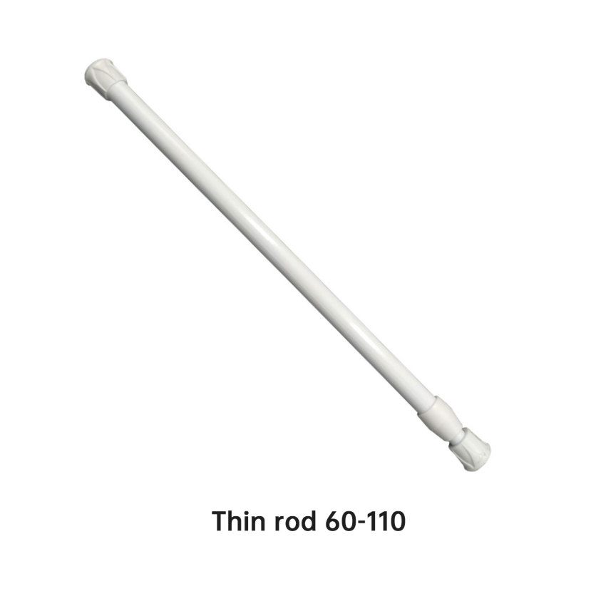 Multi Purpose Spring Loaded Adjustable Extendable Sticks Hanging Rod ...