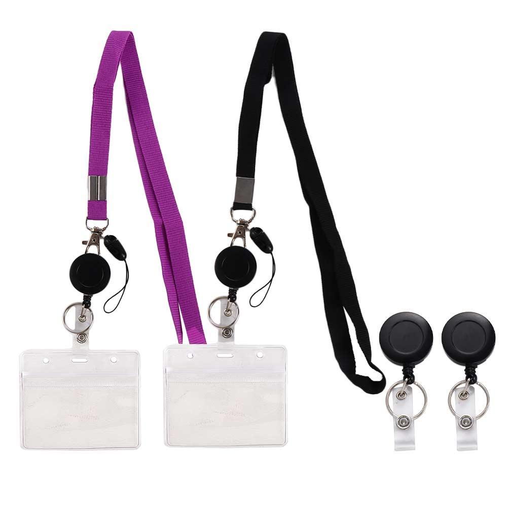 Office Supplies Key Holder Business Card Badge Holder Badge Clip ...
