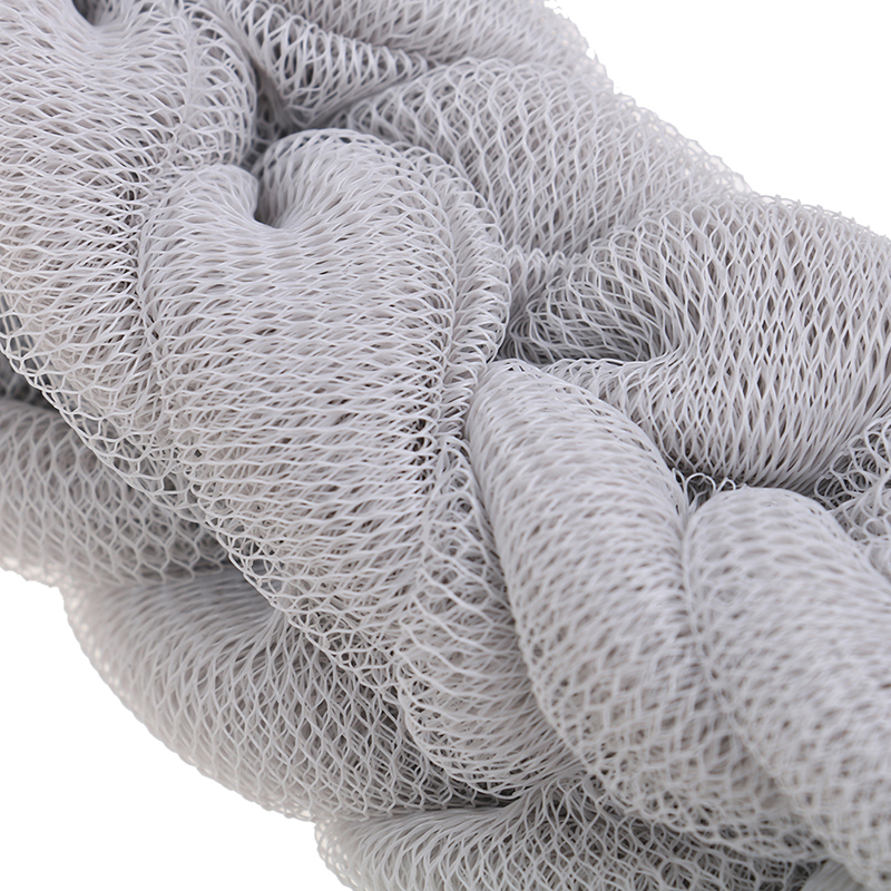 Body Exfoliate Puff Bath Sponge Scrub Mesh Net Ball Massage Ball Back ...