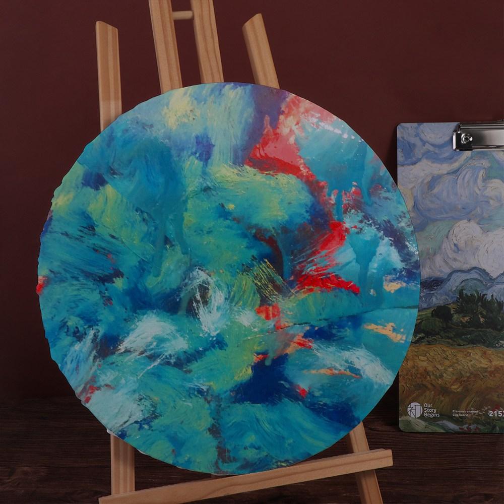 Round Multi Size Painter for Artist Oil Paint Wooden Painting Board ...