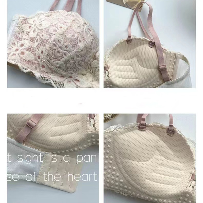 JK-Nana ส่งออกเร็ว1-2วันชุดชั้นในไร้โครง(ถอดสายได้) มีลายดอกสวยงามน่ารัก มีฟองดันทรงในตัว ...