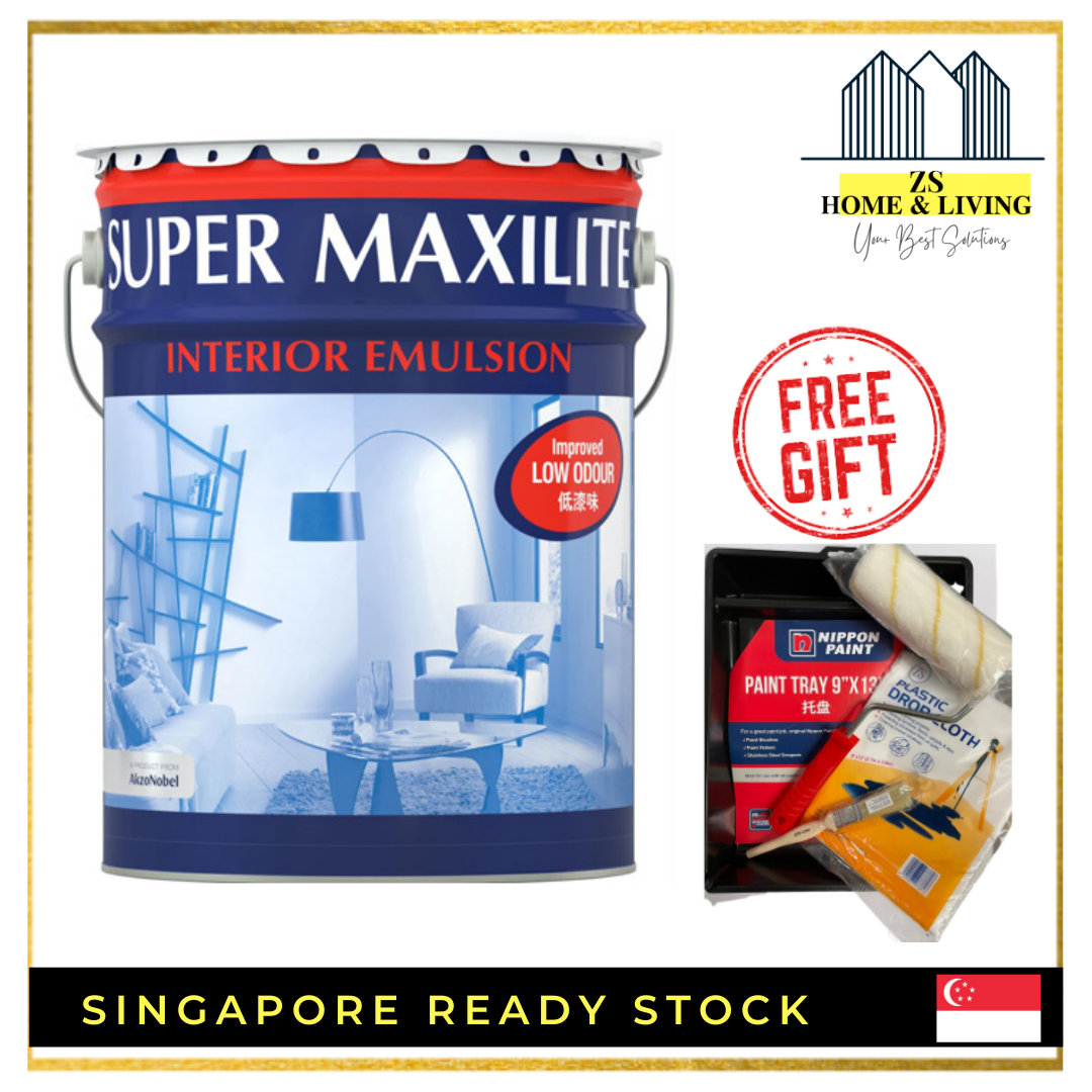 DULUX SUPER MAXILITE EMULSION PAINT FOR INTERIOR WALL AND CEILING ...