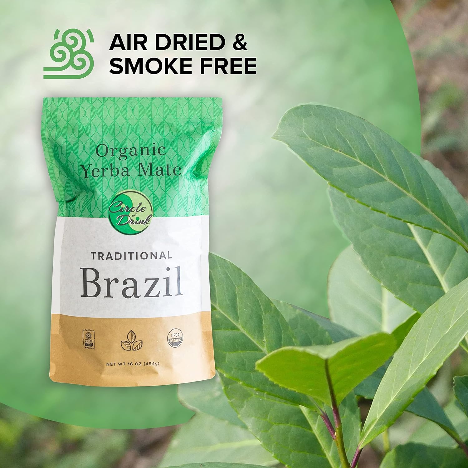 Brazil Traditional Yerba Mate Tea - 100% Certified Organic - Rainforest ...