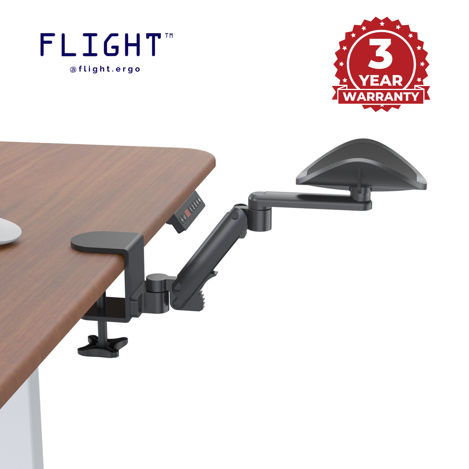 Flight™ Adjustable Computer Arm Rest for Desk Arm Support Wrist ...
