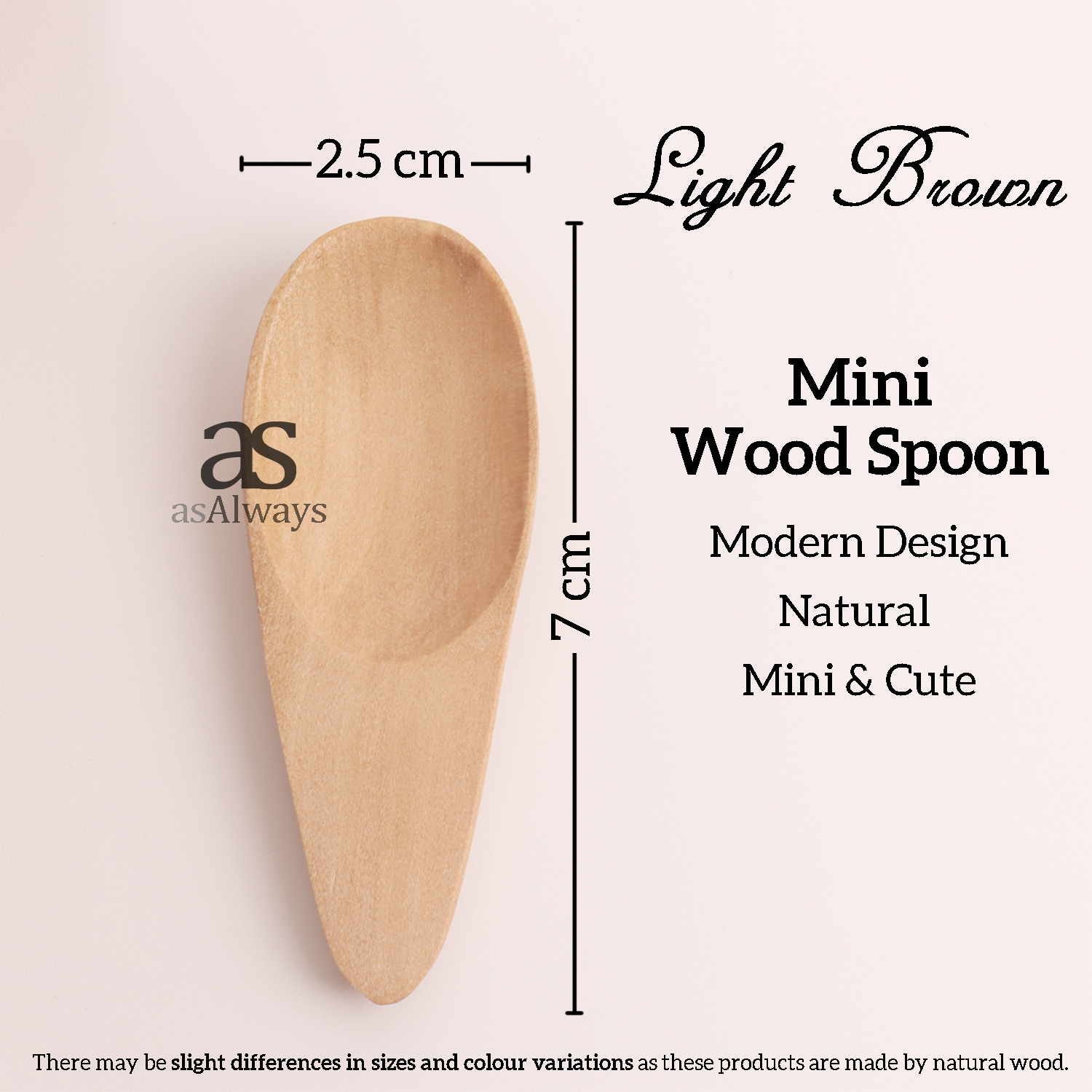 Wood spoon small for spice jar food storage containers | sudu kayu | Lazada